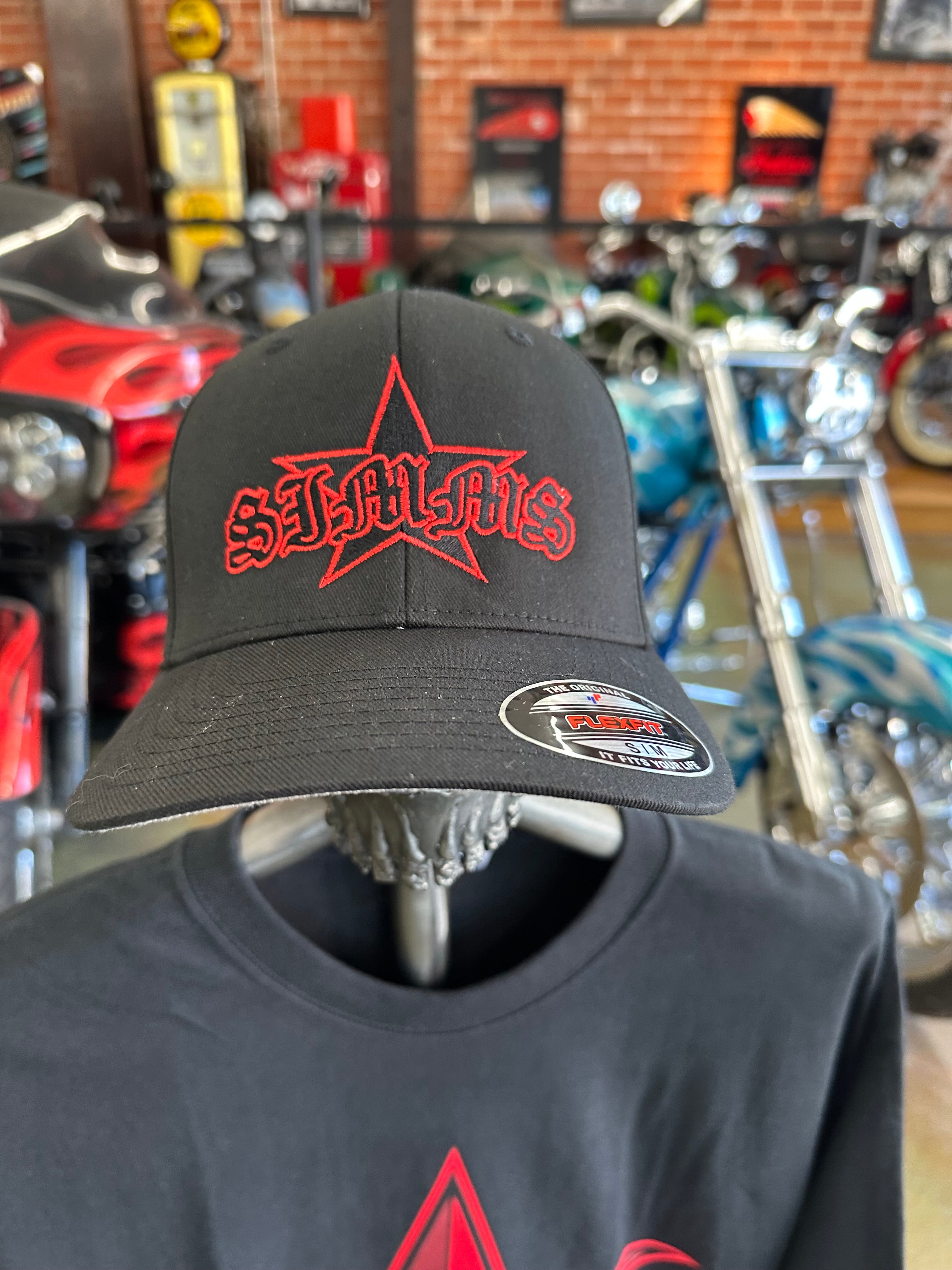 SIMMS Star TTE Black Logo -Black – Simms Custom Cycles