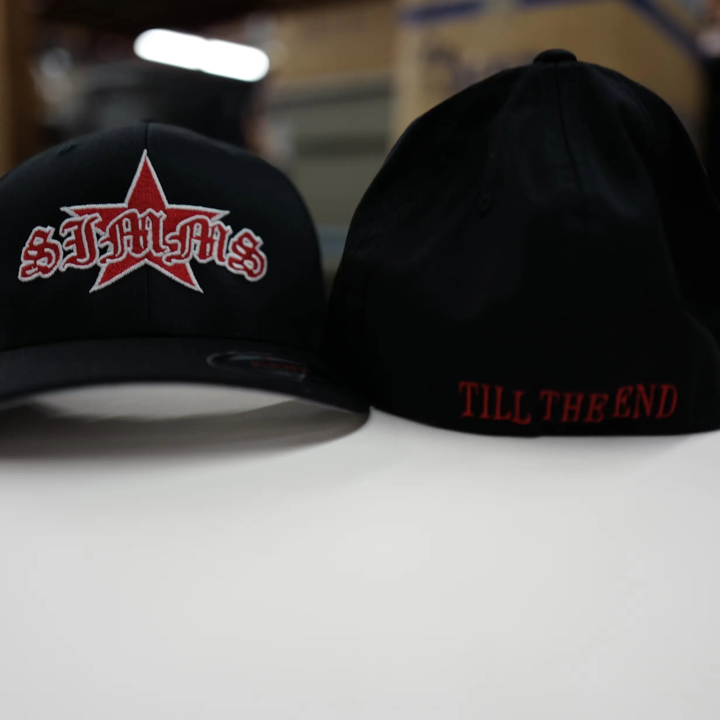 SIMMS Red Star Hat -Black – Simms Custom Cycles
