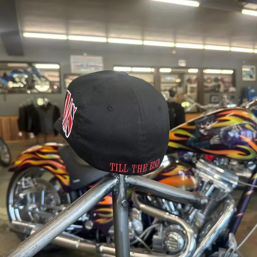 *SIMMS Red Side & TTE Logo Hat -Black – Simms Custom Cycles