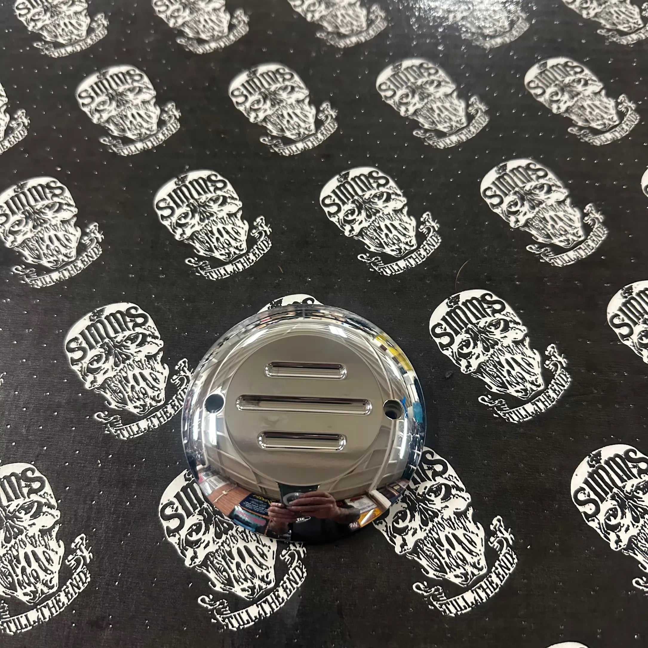 SIMMS Ignition/Points Cover -Ball Milled – Simms Custom Cycles