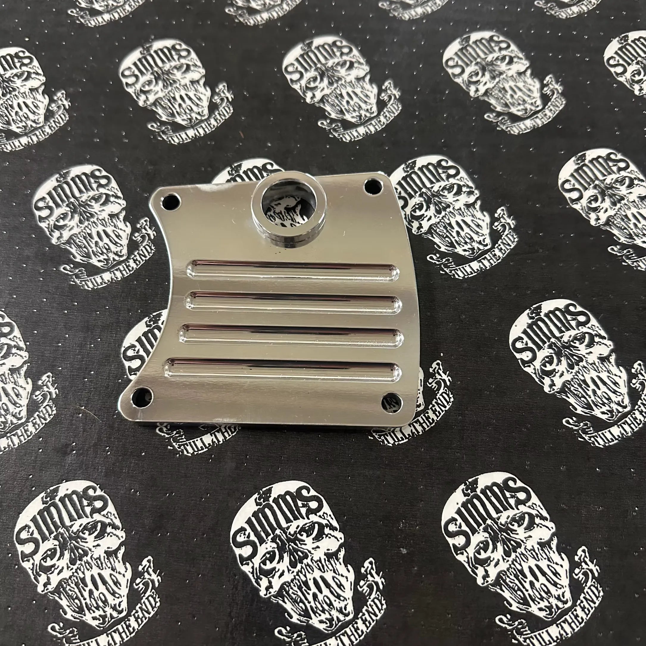 SIMMS Inspection Cover FXR -Ball Milled – Simms Custom Cycles