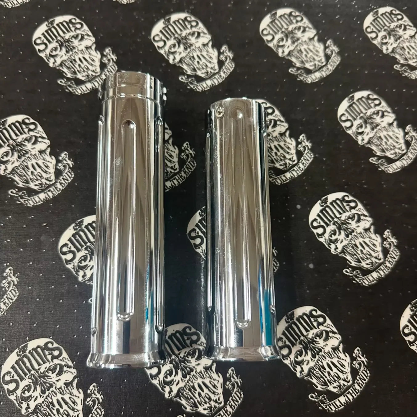 SIMMS Grips -Ball Milled – Simms Custom Cycles