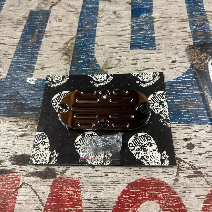 SIMMS Inspection Cover Fx Softail Dyna -Ball Milled – Simms Custom Cycles