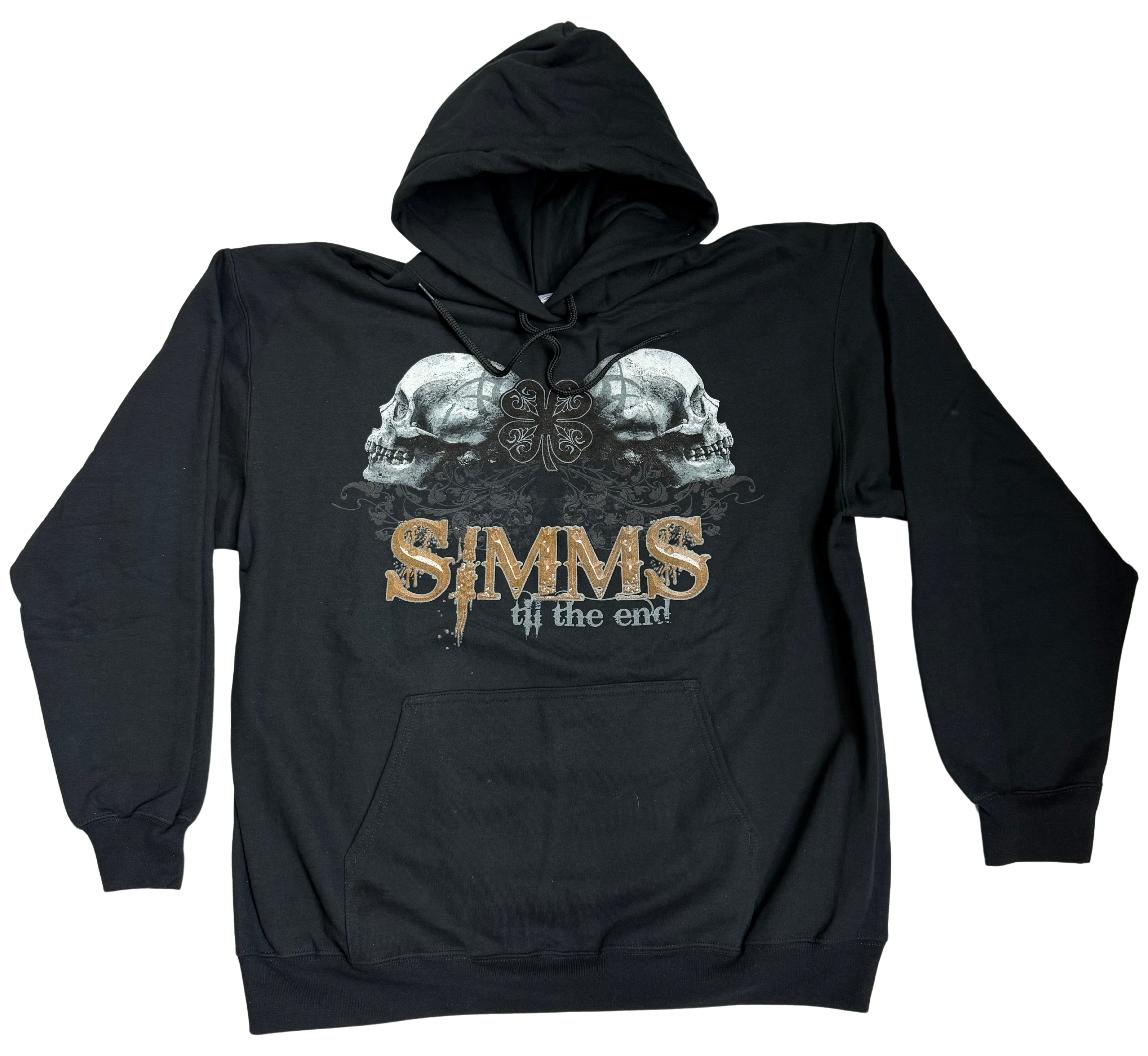 SIMMS Double Skull Hoodie -Black – Simms Custom Cycles
