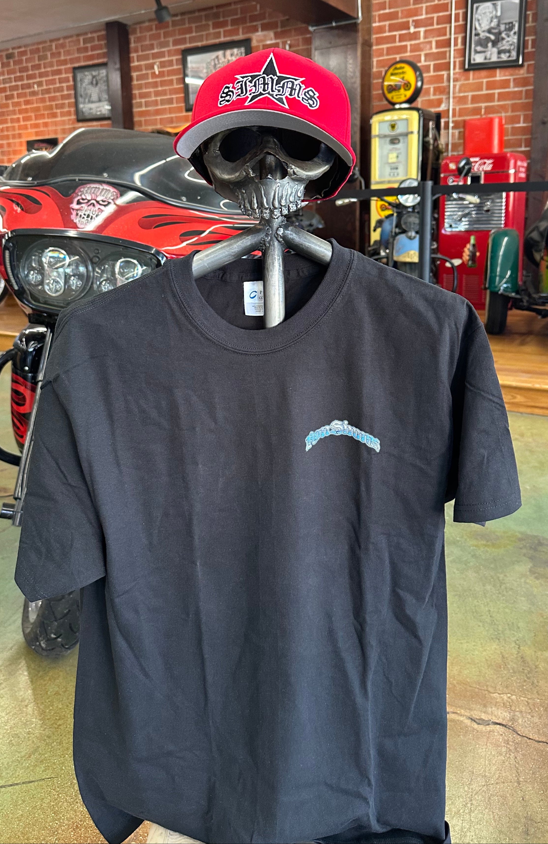 SIMMS F*CK LUCK Tee#34 Sturgis-Shirt Black/White – Simms Custom Cycles
