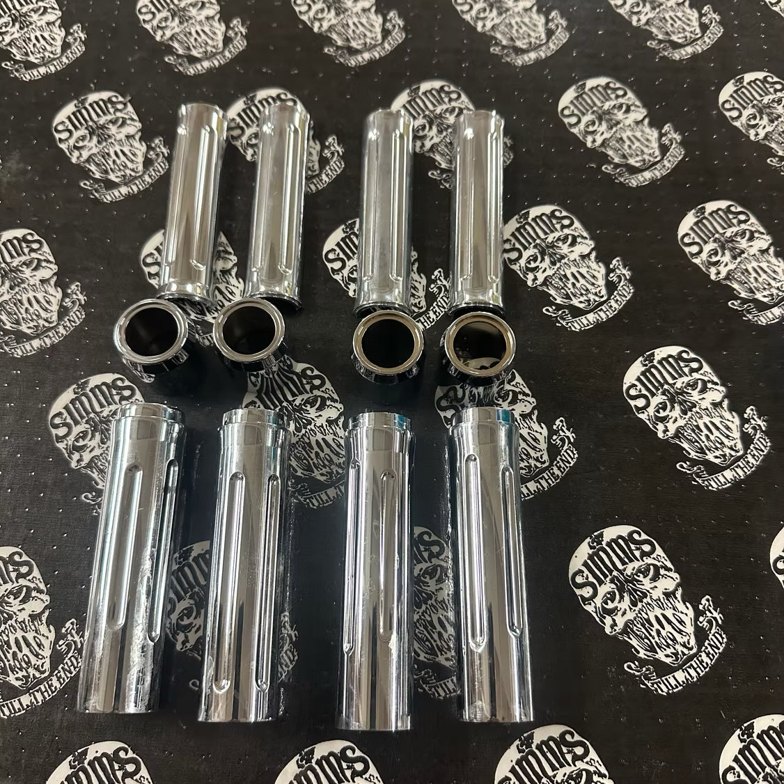 SIMMS Push Rod Cover -Ball Milled – Simms Custom Cycles